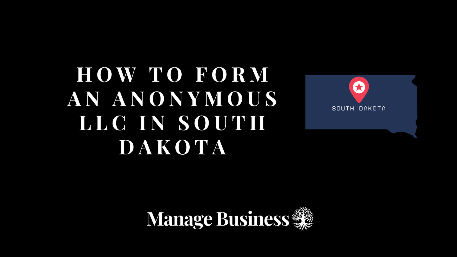 How to Form an Anonymous LLC in South Dakota for 2024